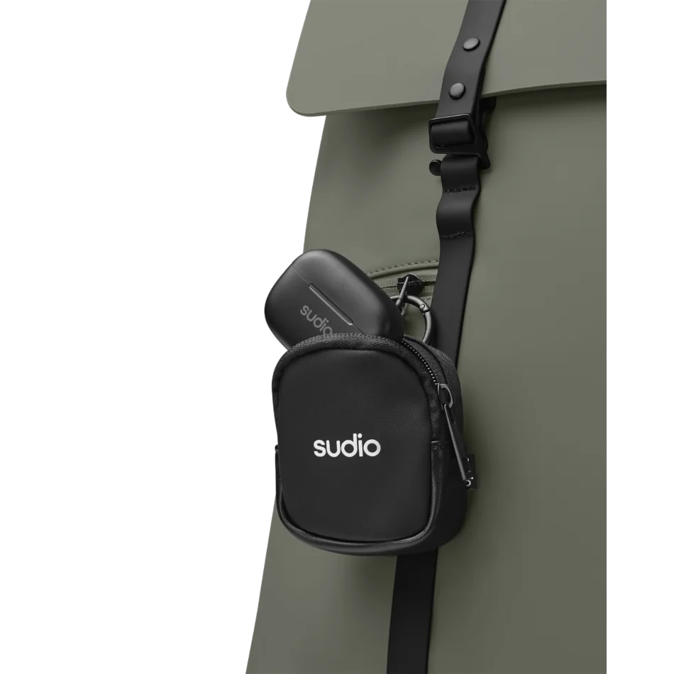 Sudio Black Earbuds Case
